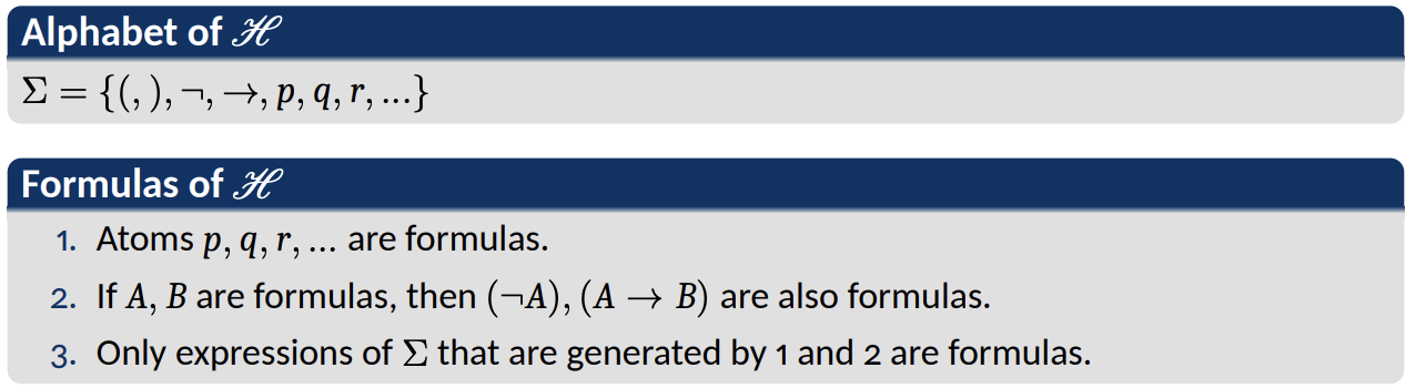 Mathematical Logic [Lec06 Proof Systems and Hilbert-style] - EarendelH's Journal
